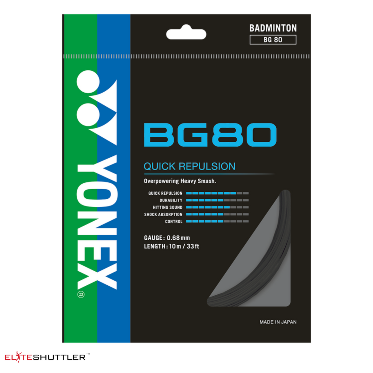 Yonex BG80 String | eliteshuttler | Badminton Sri Lanka