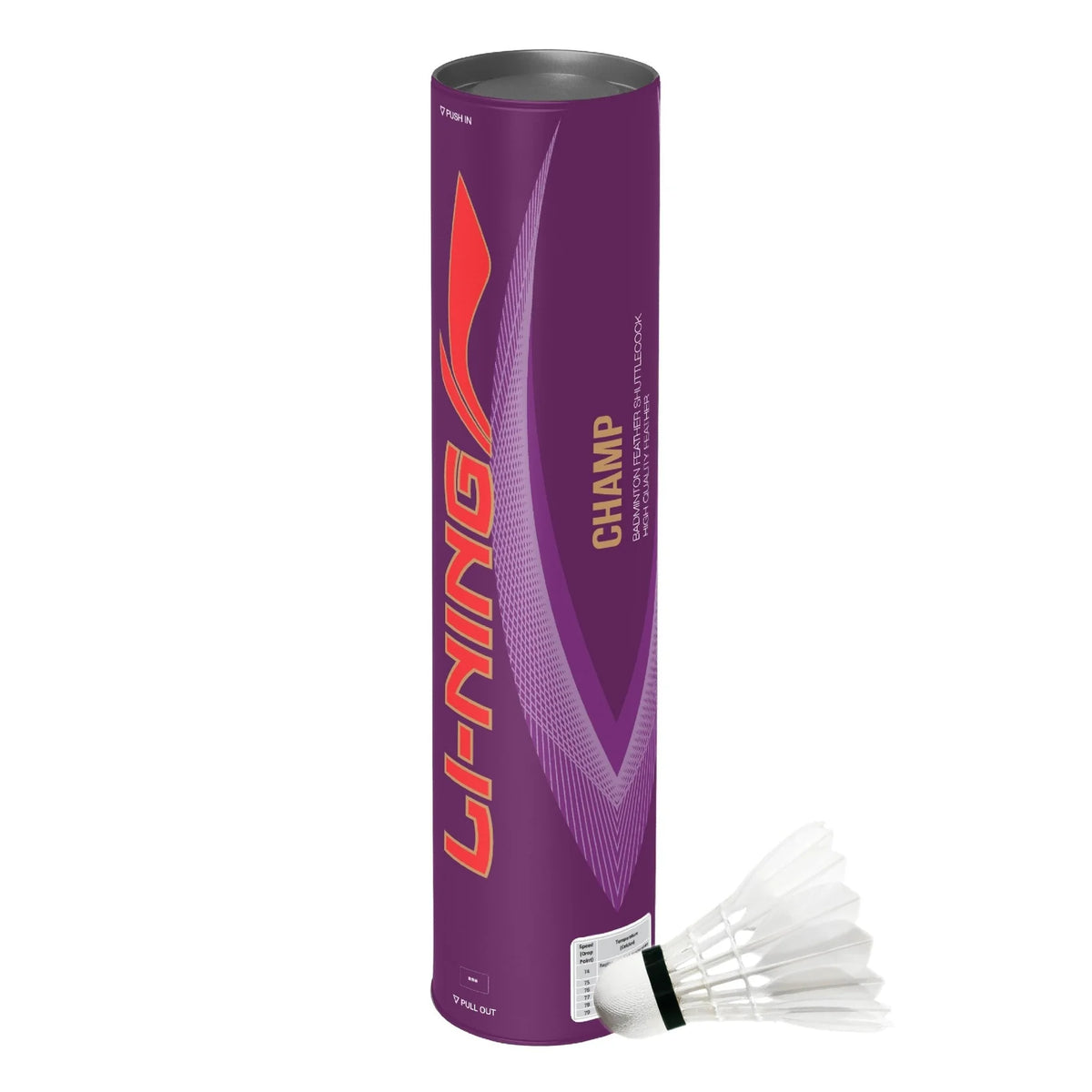 Li-Ning Champ Feather Shuttlecock eliteshuttler | Sri Lanka Badminton